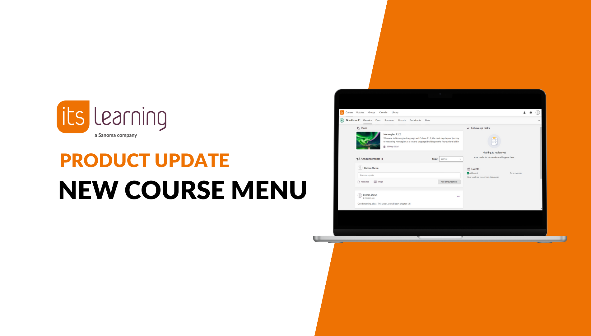 Productupdate: verbeterd vakmenu