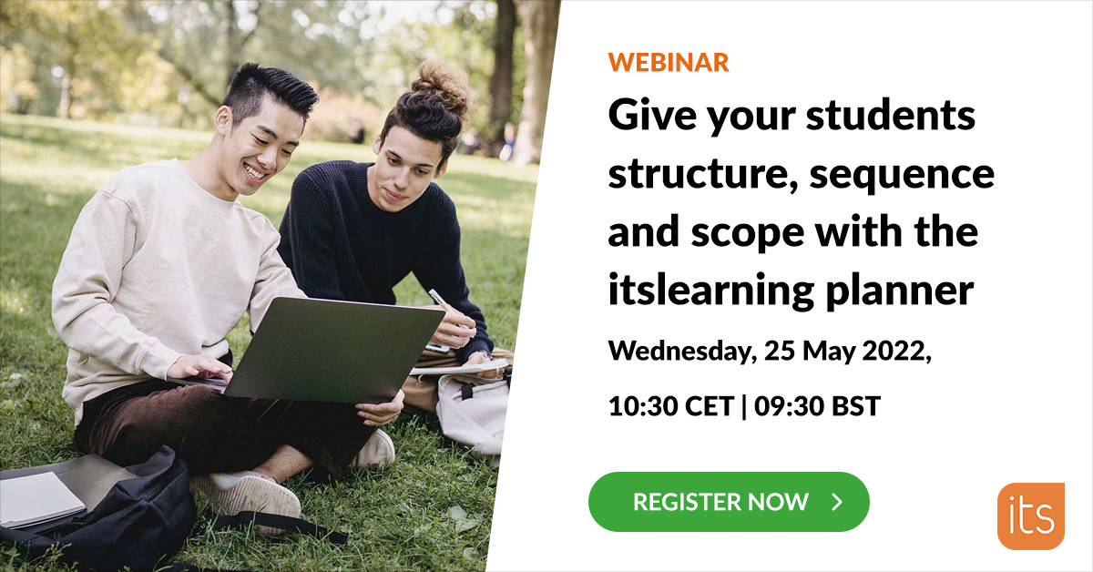 Webinar: itslearning planner